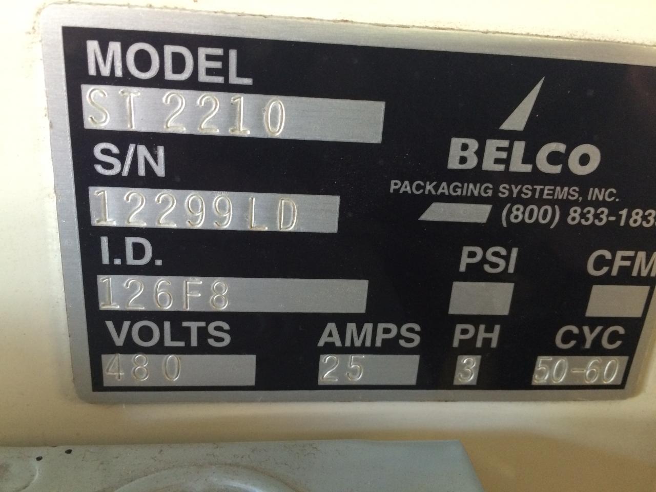 Lot #53: Belco Packaging Systems ST2210 Shrink Tunnel - Winona, MN ...